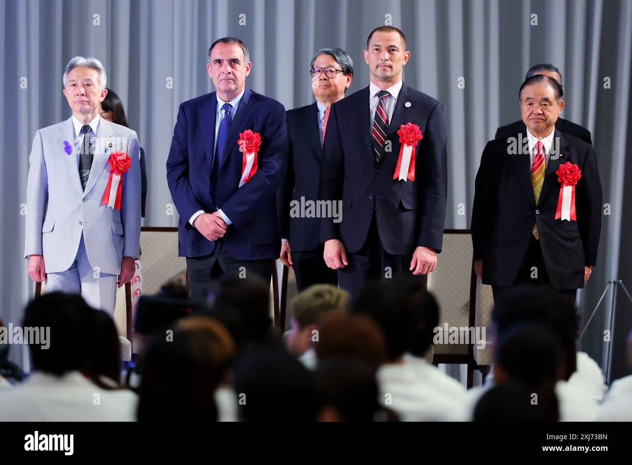 (L-R) Masahito Moriyama, Philippe Setton, Satoshi Ashidate, Koji ...