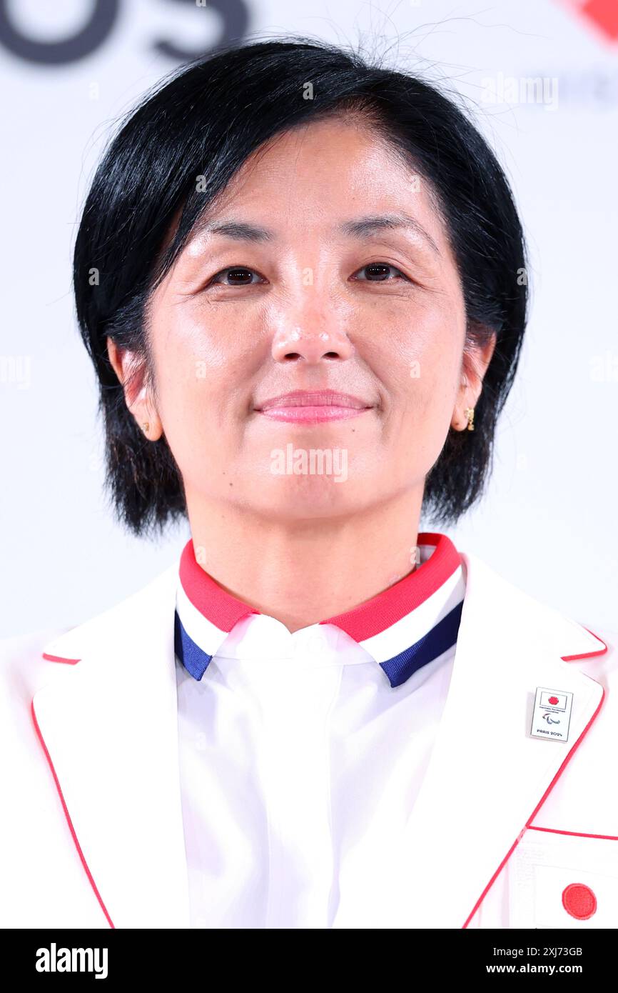 Aki Taguchi (JPN), JULY 16, 2024 : A press conference after the Japan ...