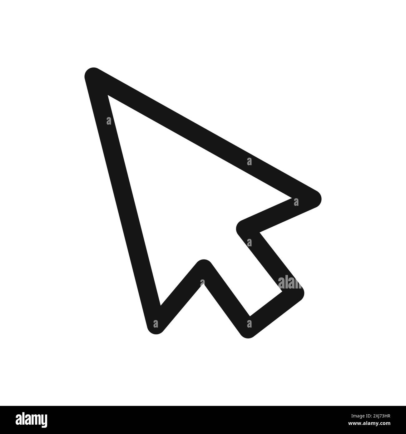 Cursor icon vector line logo mark or symbol set collection outline ...