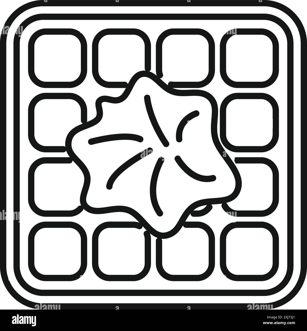 Melting butter with sugar Stock Vector Images - Alamy