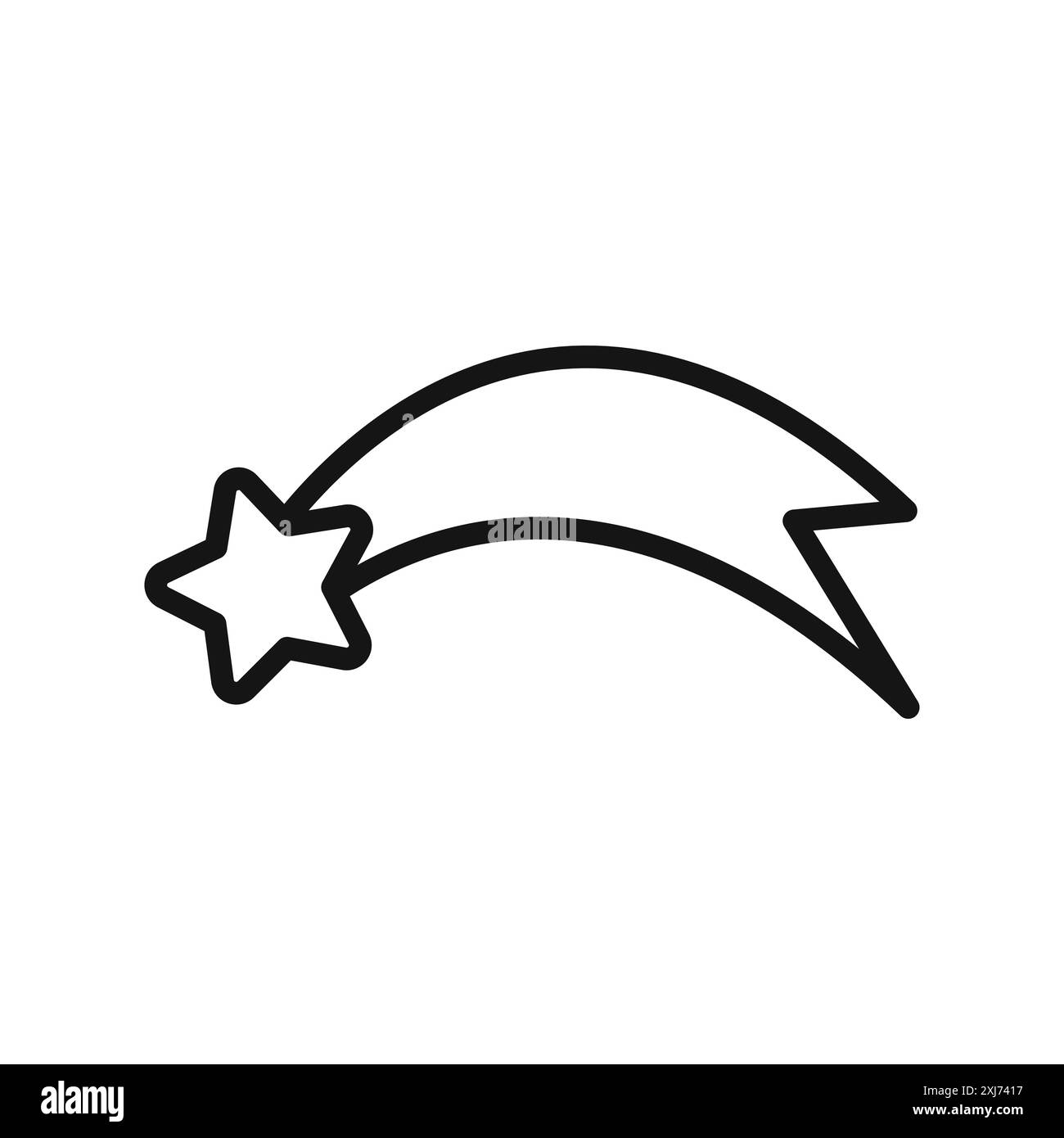 Shooting star logo Stock Vector Images - Alamy