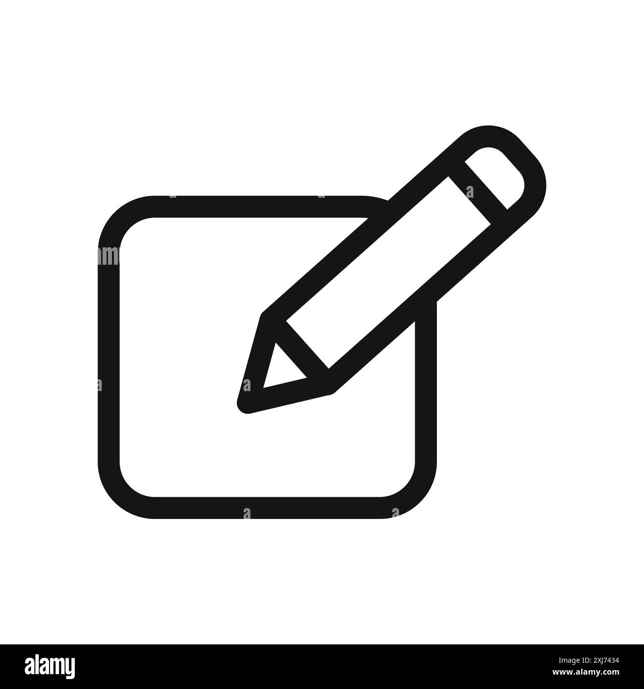 Edit Image Icon Vector Line Logo Mark Or Symbol Set Collection Outline Style Stock Vector Image