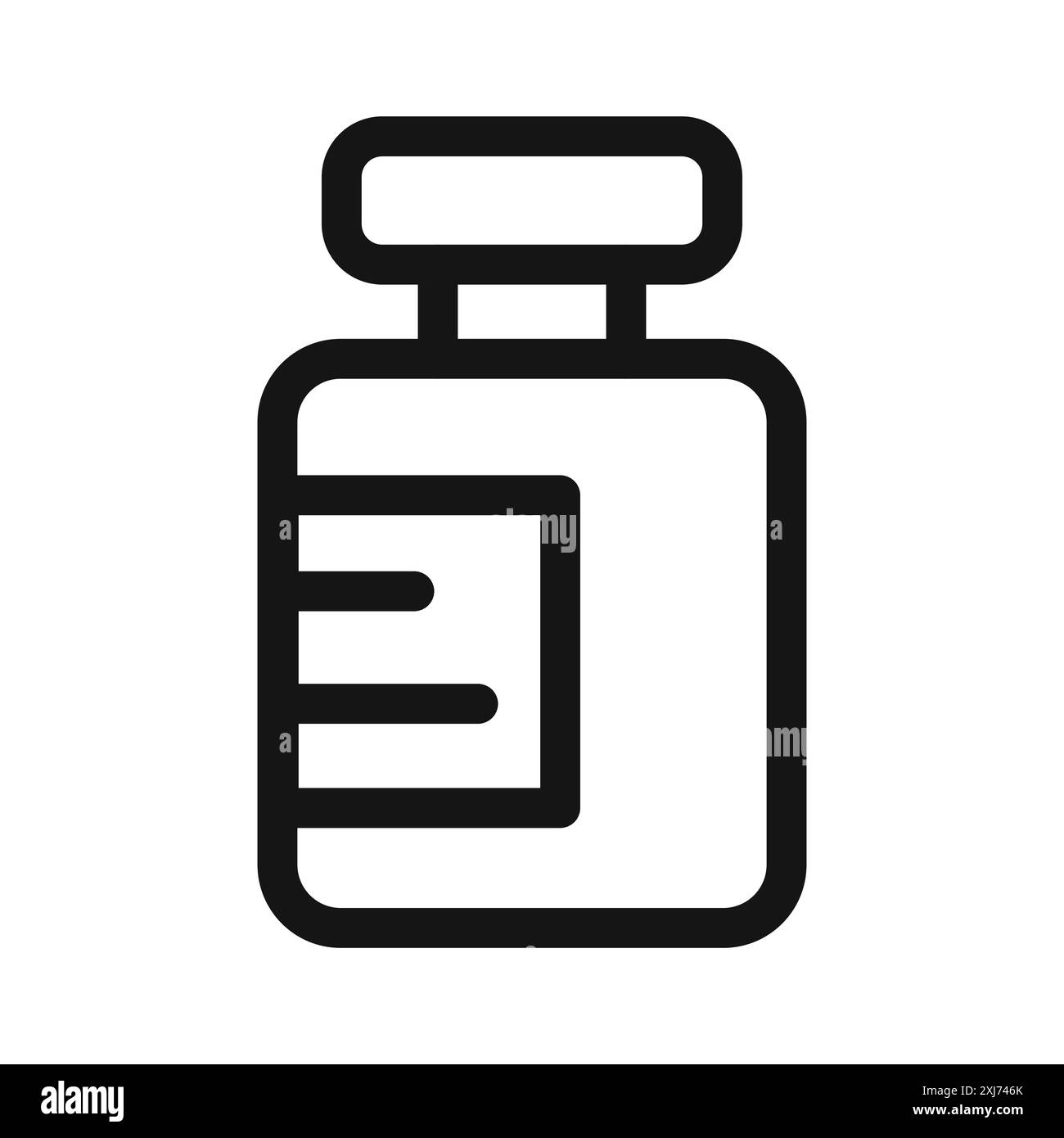 injection vial icon vector line logo mark or symbol set collection ...
