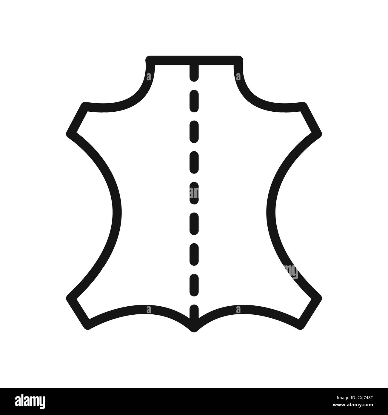 Leather Icon Vector Line Logo Mark Or Symbol Set Collection Outline Style Stock Vector Image