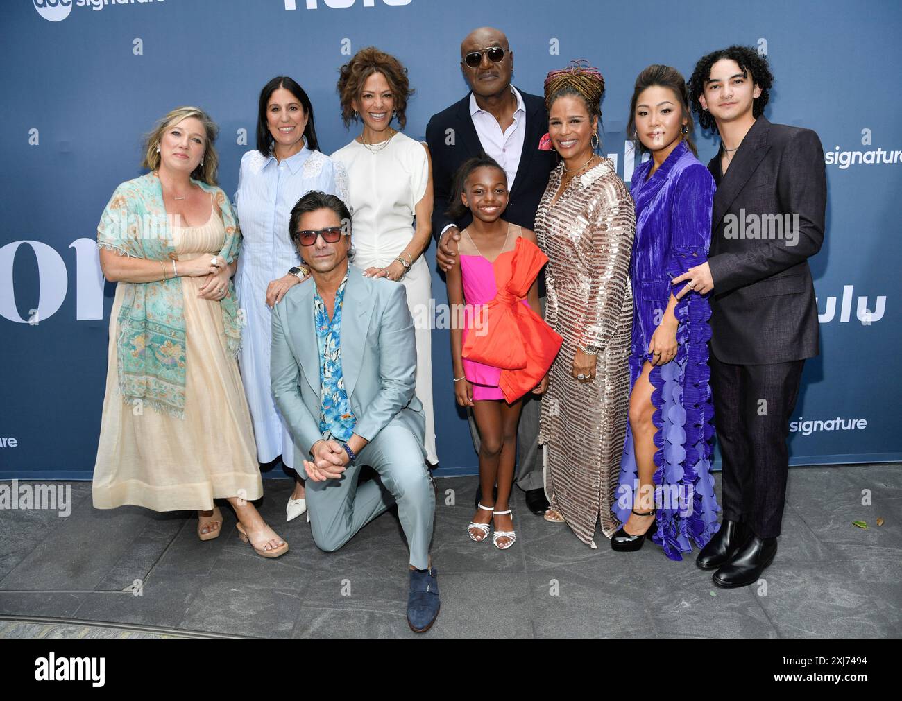 Joy Gorman Wettels, from left, Pilar Savone, John Stamos, Tracy ...