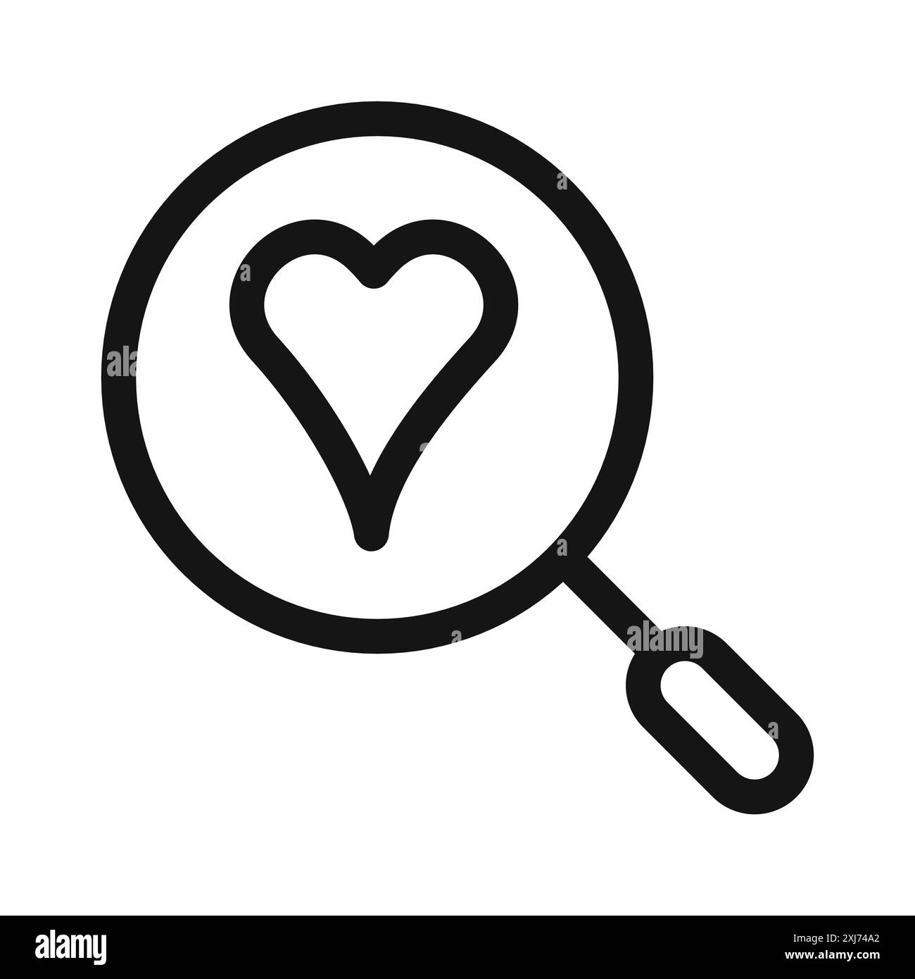 Find Love icon vector line logo mark or symbol set collection outline ...