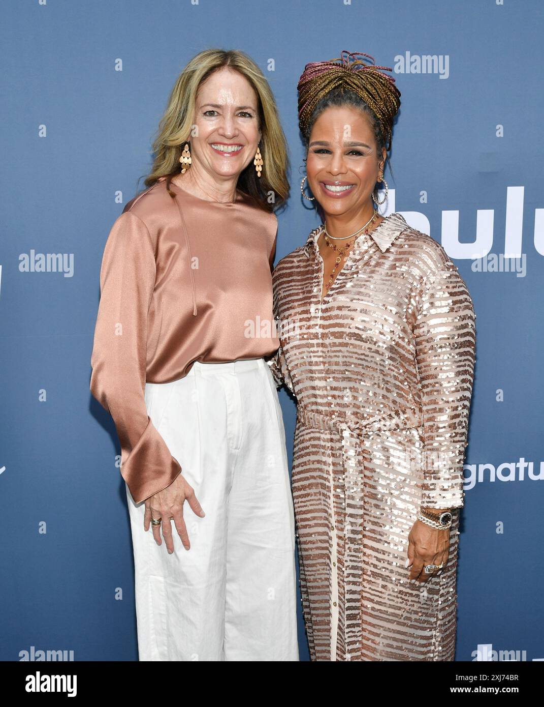 ABC Signature president Tracy Underwood, left, and executive producer ...