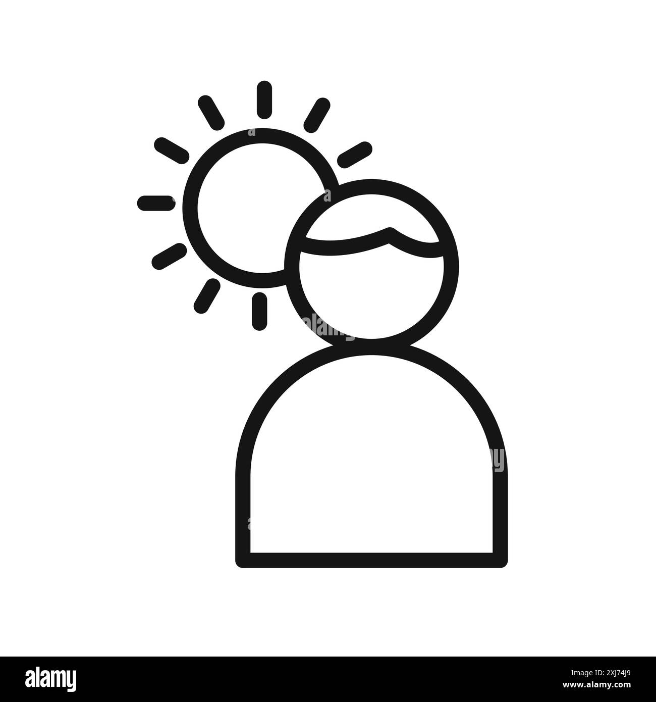 hot human icon vector line logo mark or symbol set collection outline ...