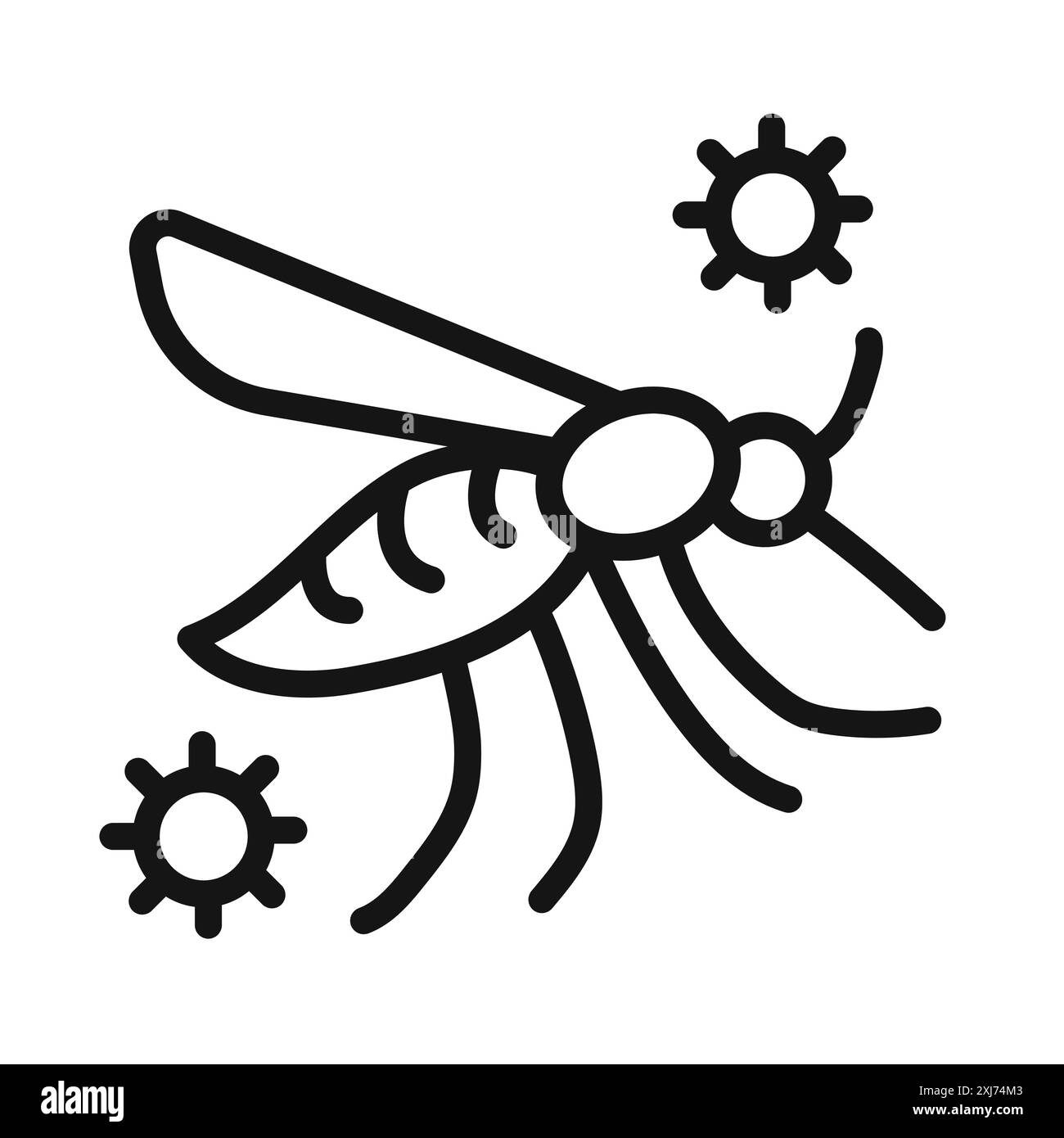 Malaria warning sign Black and White Stock Photos & Images - Alamy