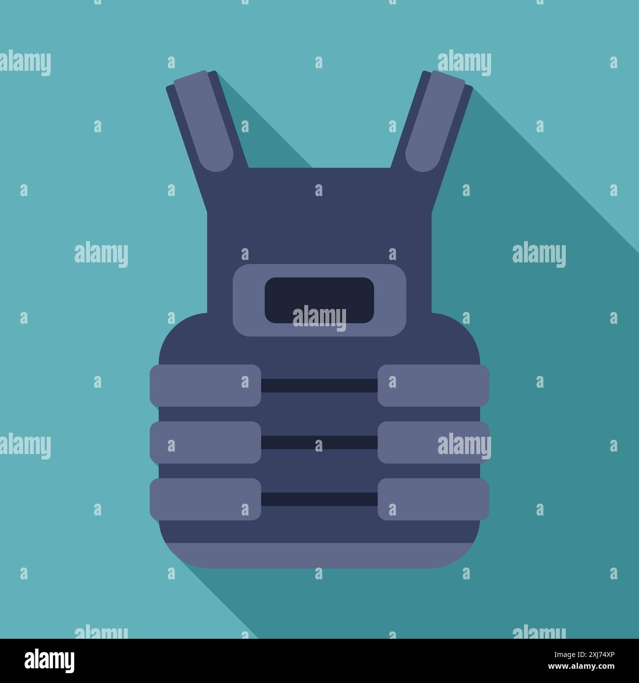 Illustration of a bulletproof vest, symbolizing safety and security in ...