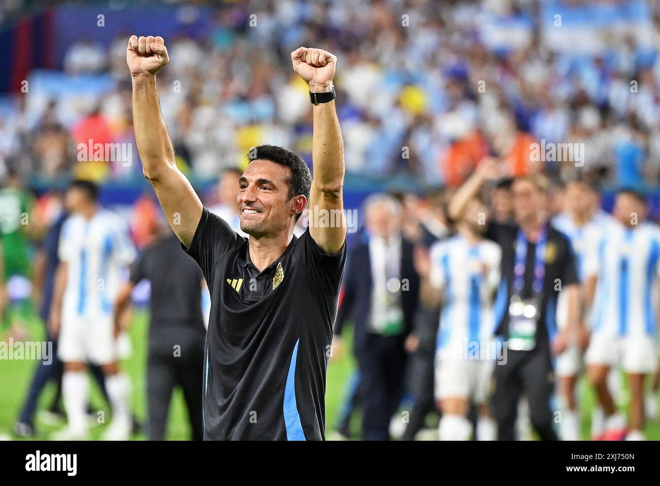 14th July 2024: Miami Gardens, Florida, USA: Copa America Finals match between Colombia and ...