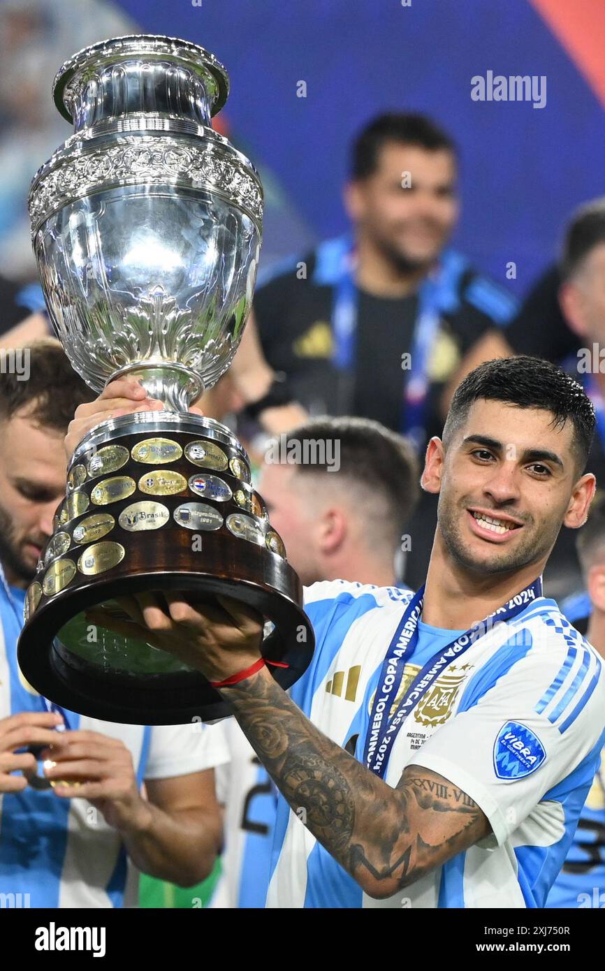 14th July 2024: Miami Gardens, Florida, USA: Copa America Finals match between Colombia and ...