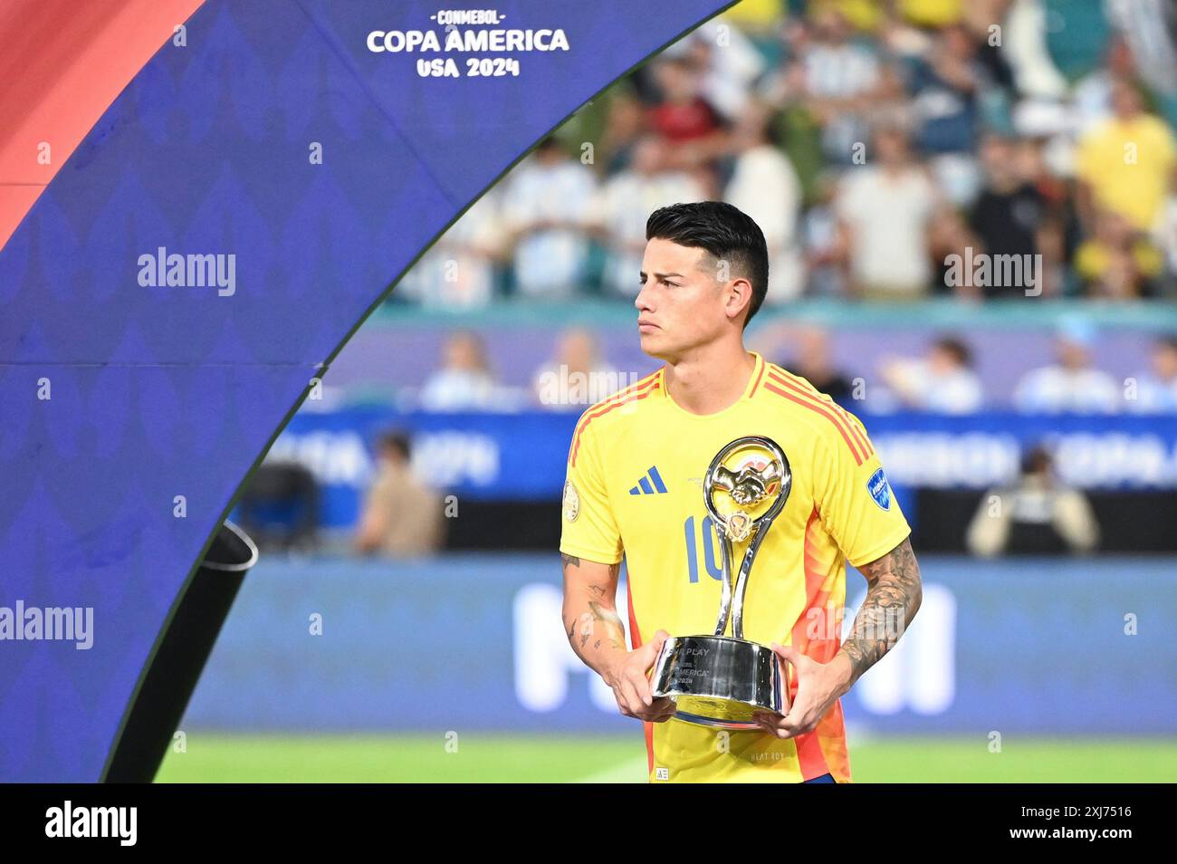 14th July 2024: Miami Gardens, Florida, USA: Copa America Finals match between Colombia and ...
