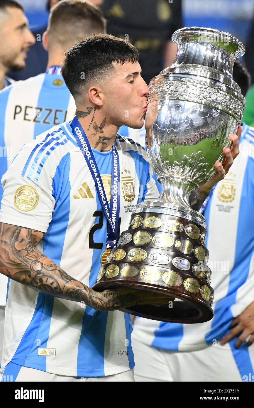 14th July 2024: Miami Gardens, Florida, USA: Copa America Finals match between Colombia and ...