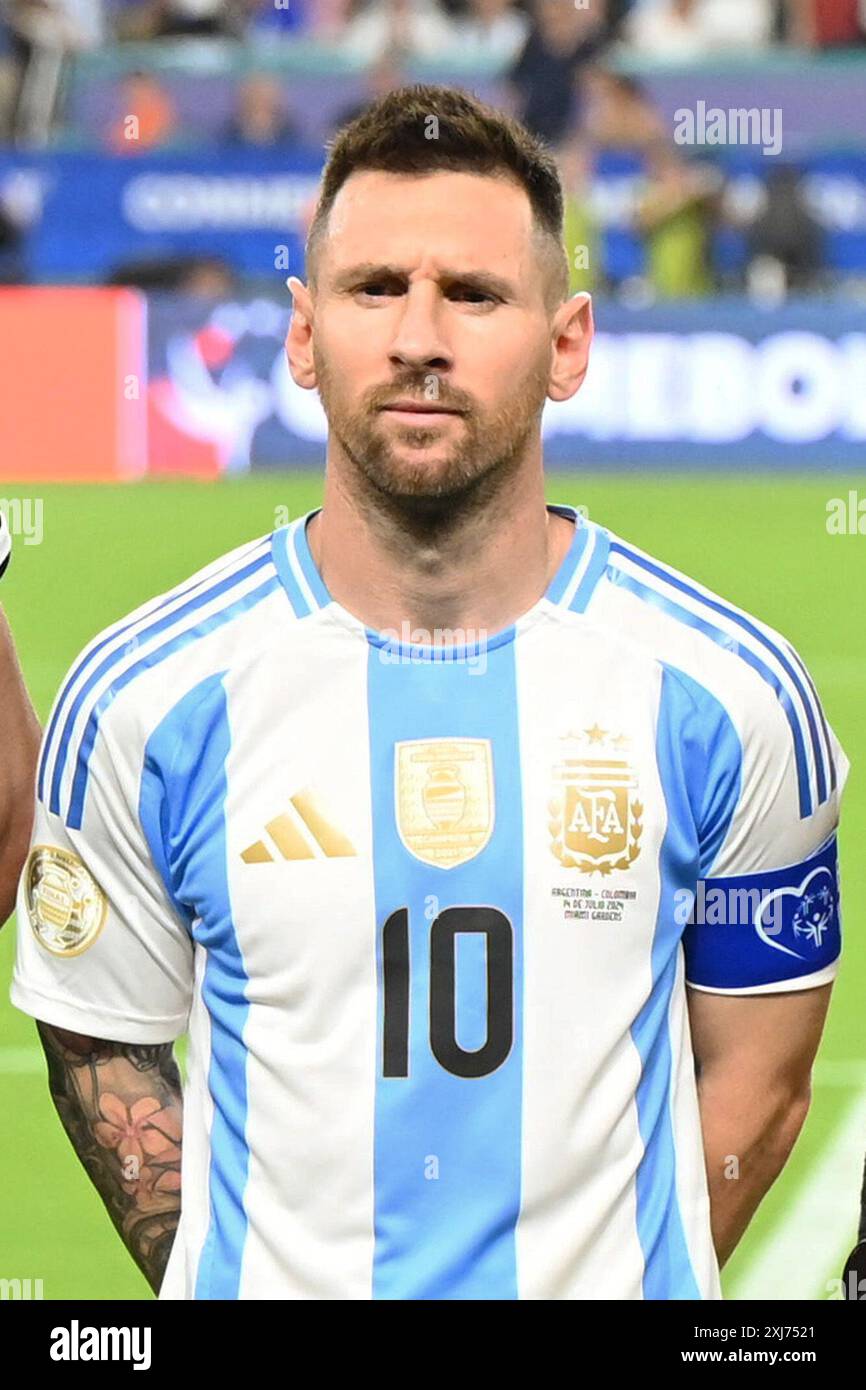 14th July 2024: Miami Gardens, Florida, USA: Copa America Finals match between Colombia and ...