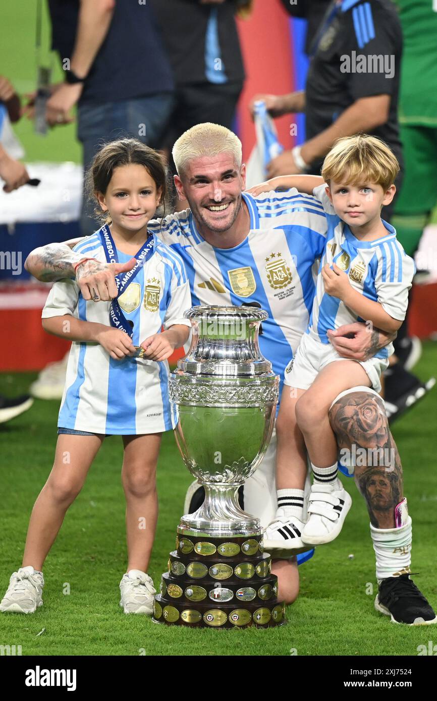 14th July 2024: Miami Gardens, Florida, USA: Copa America Finals match between Colombia and ...