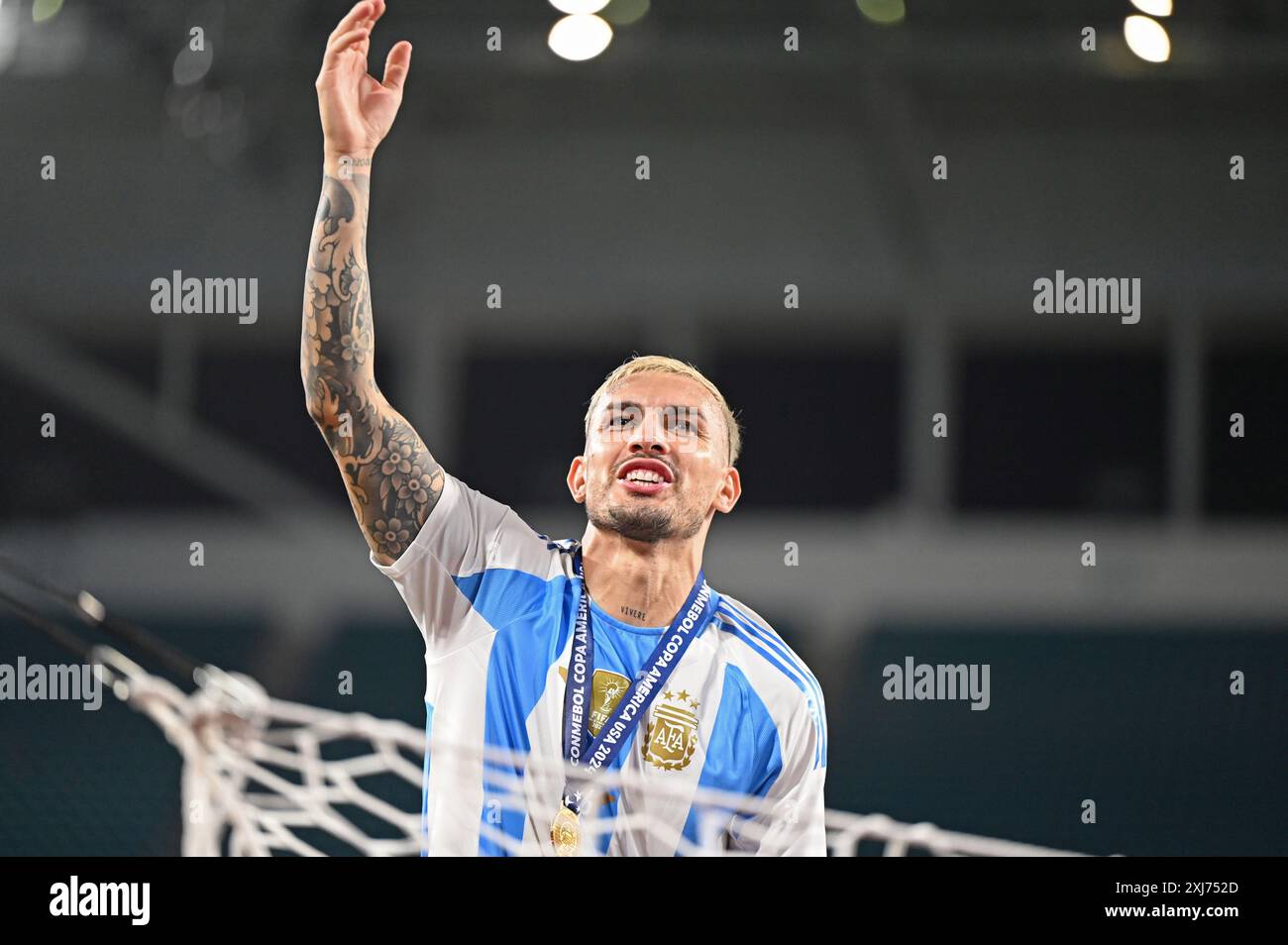 14th July 2024: Miami Gardens, Florida, USA: Copa America Finals match between Colombia and ...