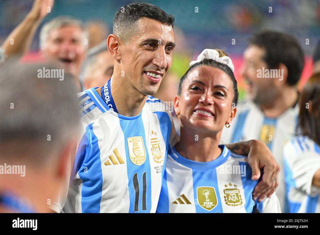 14th July 2024: Miami Gardens, Florida, USA: Copa America Finals match between Colombia and ...