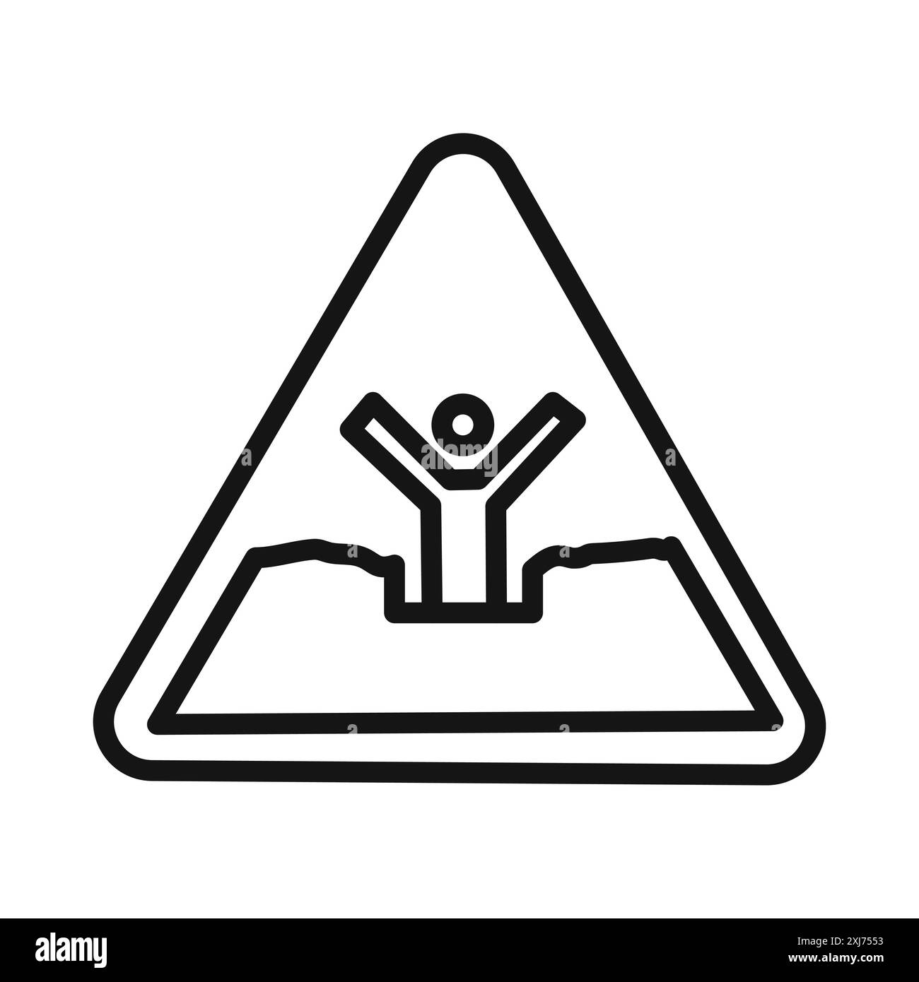 Logo symbol danger dangerous Black and White Stock Photos & Images - Alamy