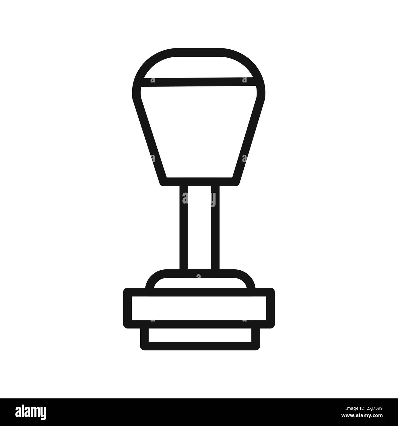 Rubber Stamp icon vector line logo mark or symbol set collection ...