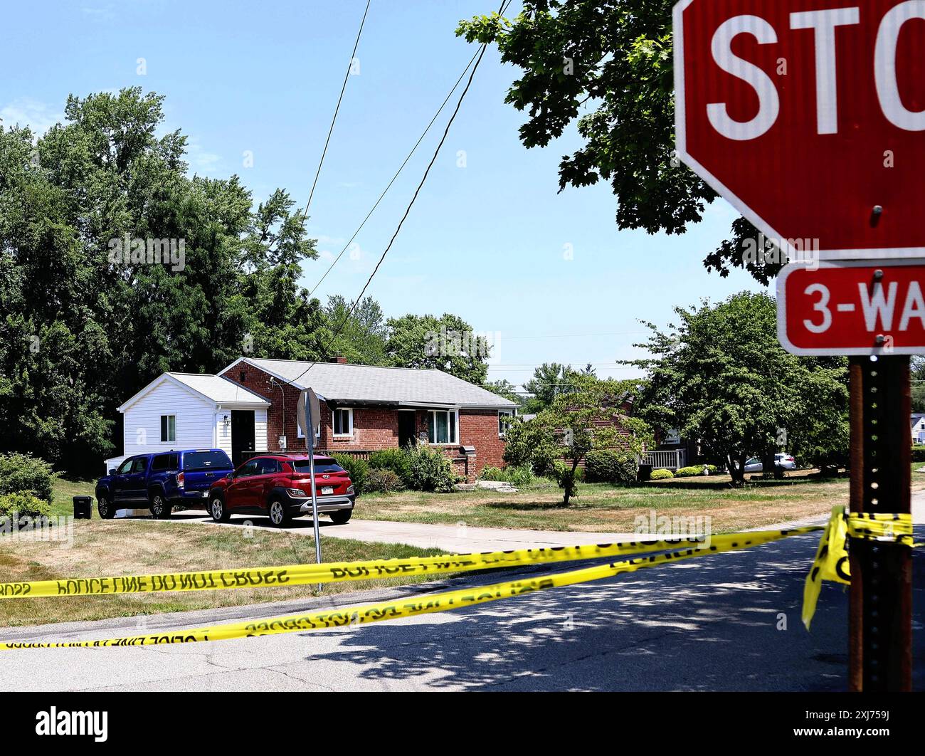The house of 20-year-old Thomas Matthew Crooks, a shooter of former ...