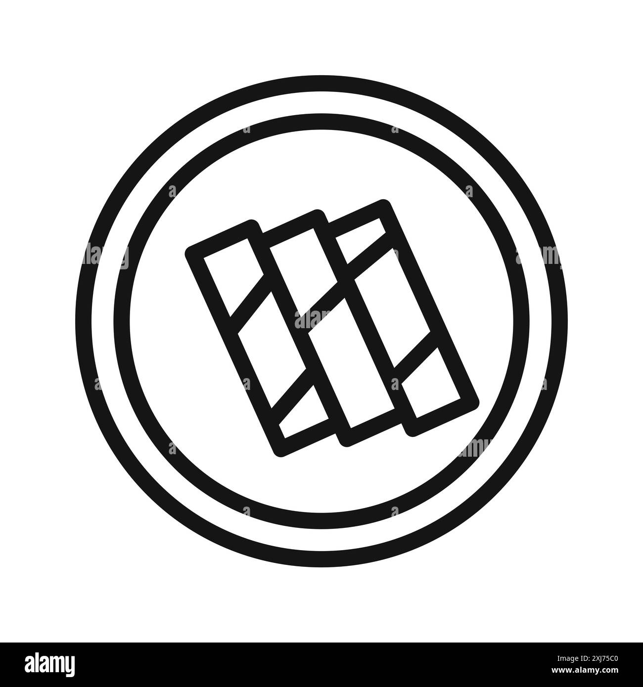 Popiah Icon Vector Line Logo Mark Or Symbol Set Collection Outline Style Stock Vector Image