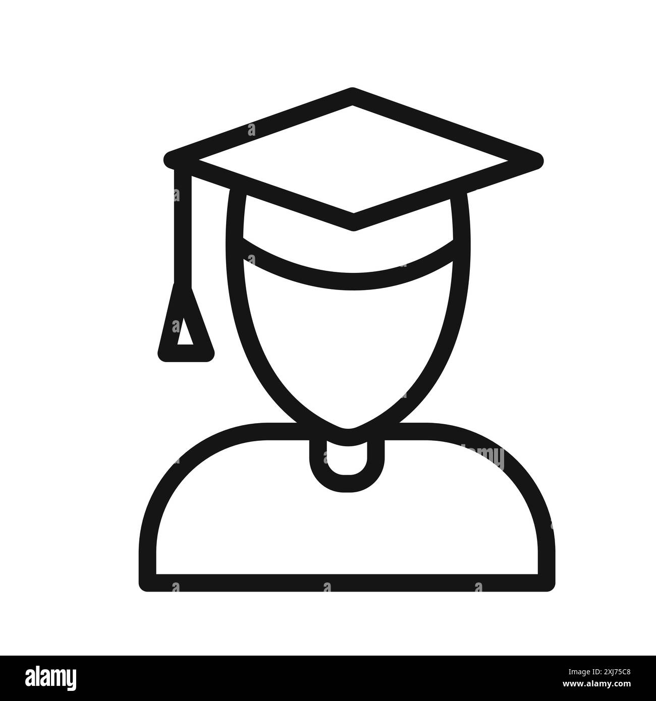 Student icon vector line logo mark or symbol set collection outline ...