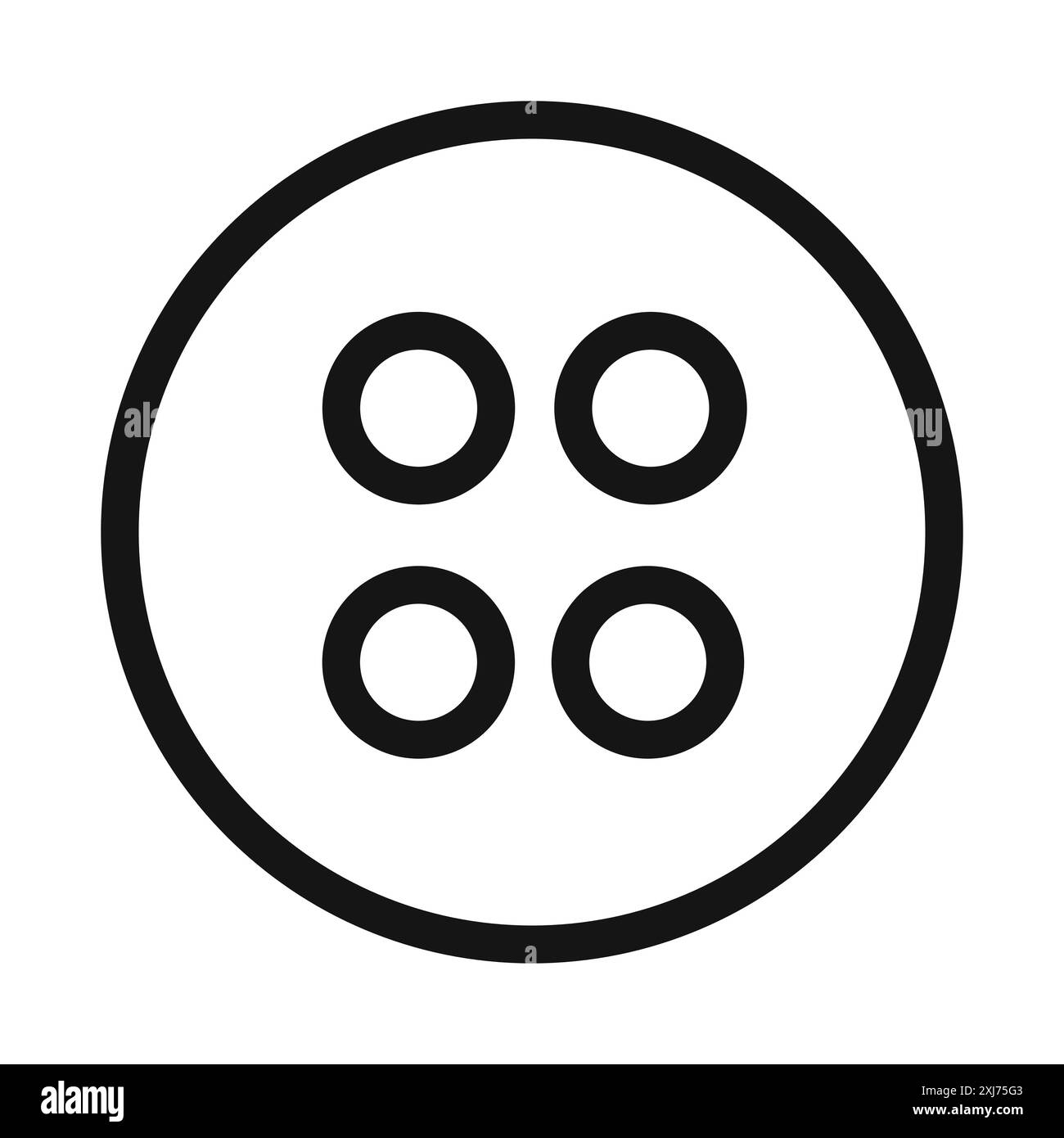 more button icon vector line logo mark or symbol set collection outline ...