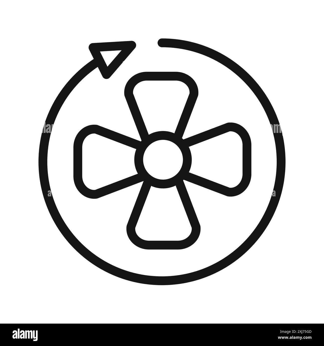 Ventilation equipment icon set Black and White Stock Photos & Images ...