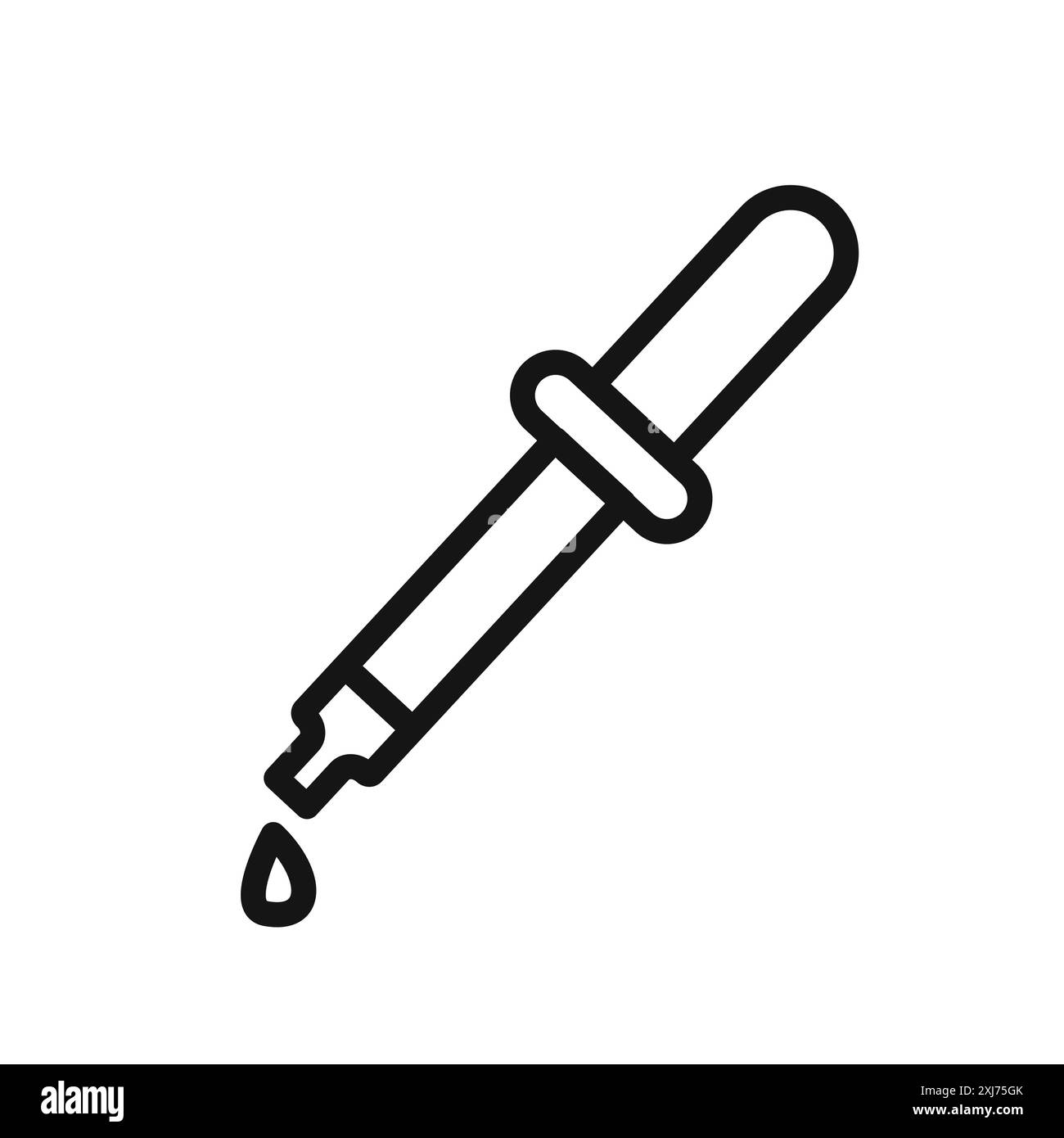 pipette icon vector line logo mark or symbol set collection outline ...