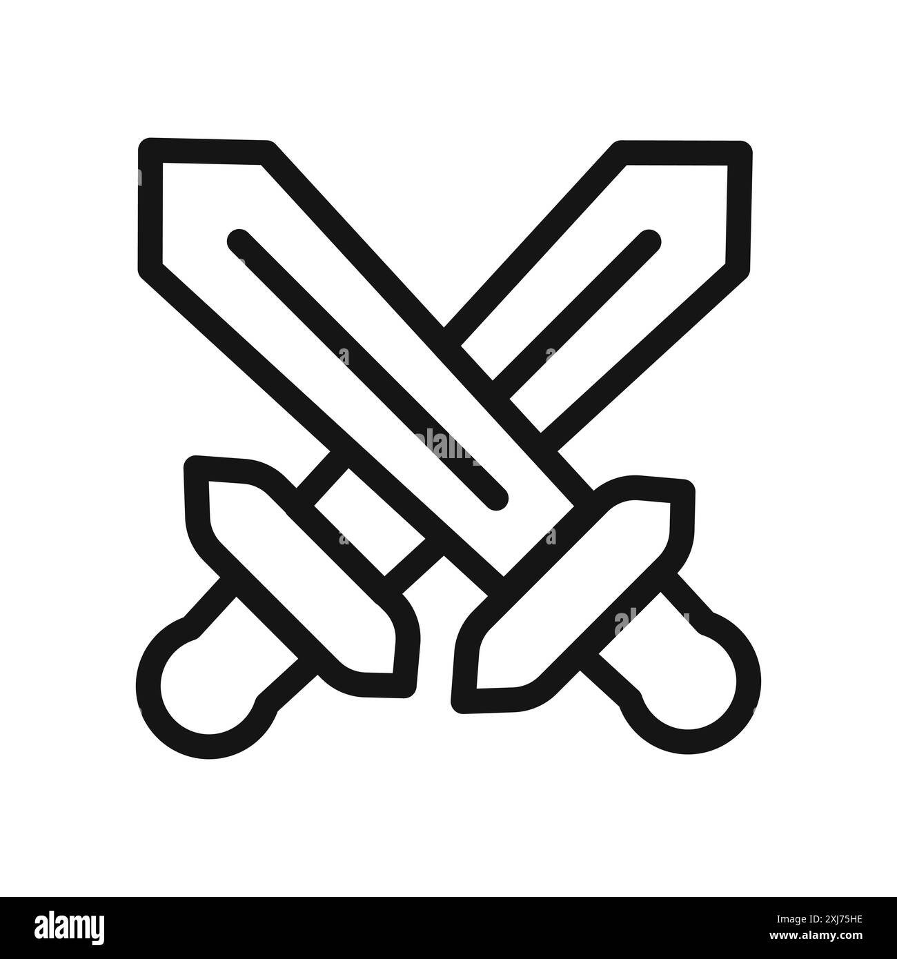 Xifos icon vector line logo mark or symbol set collection outline style ...
