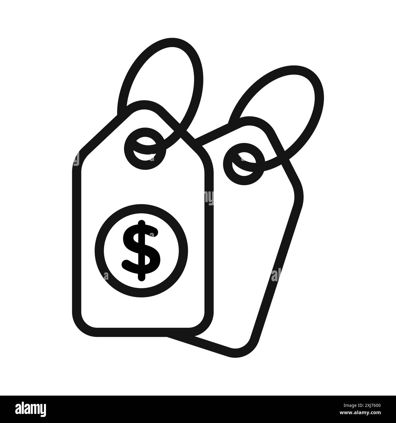 Dollar price tag Black and White Stock Photos & Images - Alamy