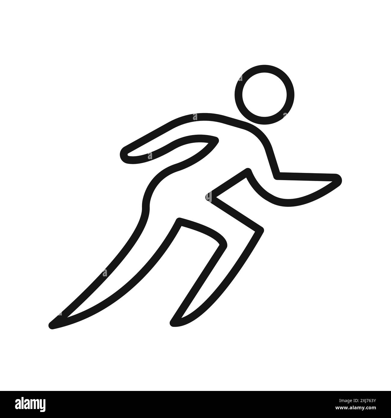 Sprint icon vector line logo mark or symbol set collection outline ...