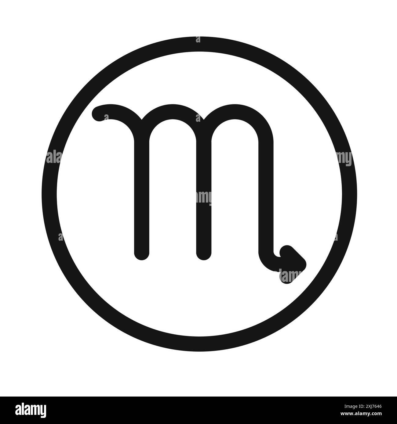 Scorpio zodiac sign icon vector line logo mark or symbol set collection ...