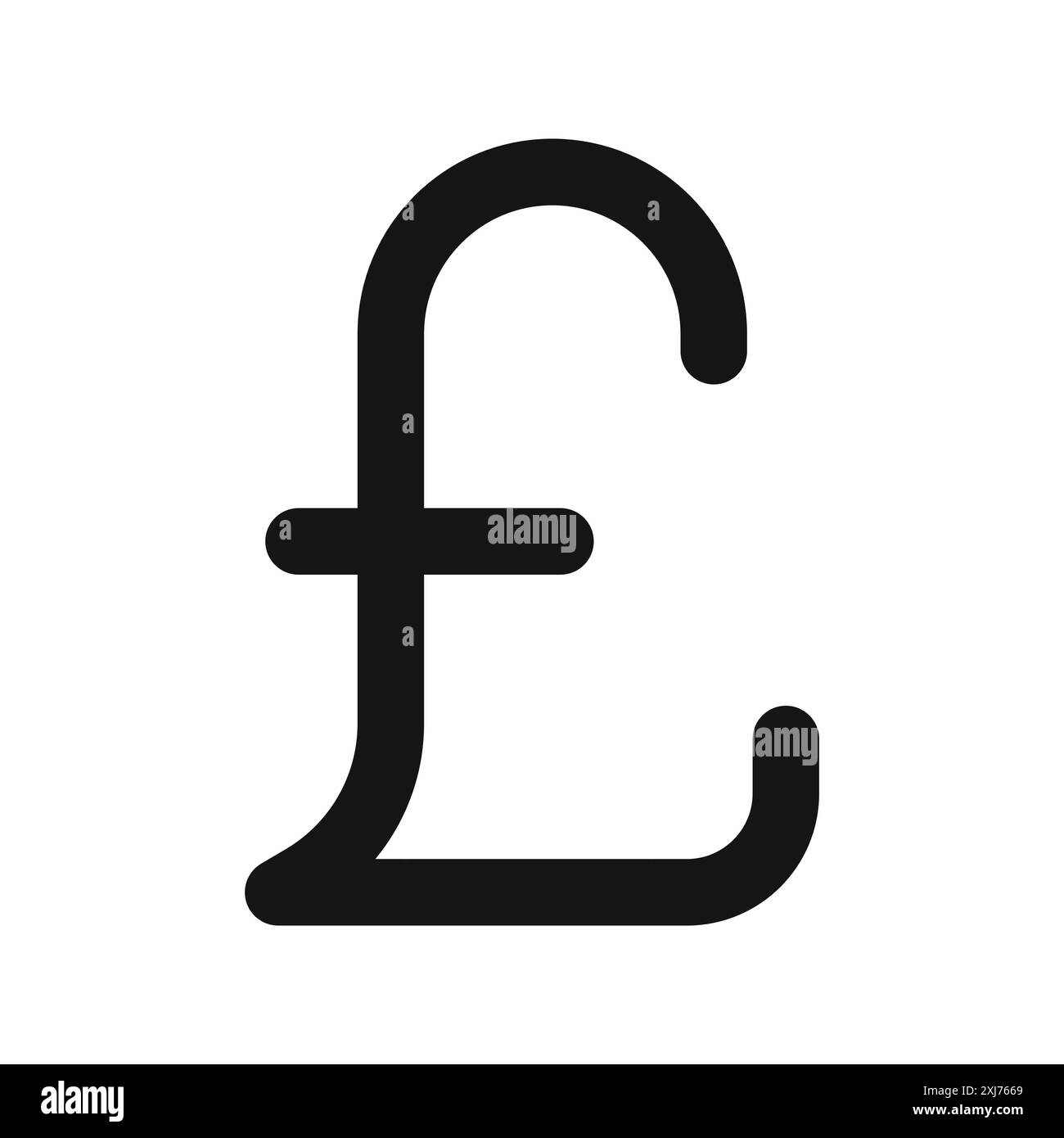 Pound icon vector line logo mark or symbol set collection outline style ...