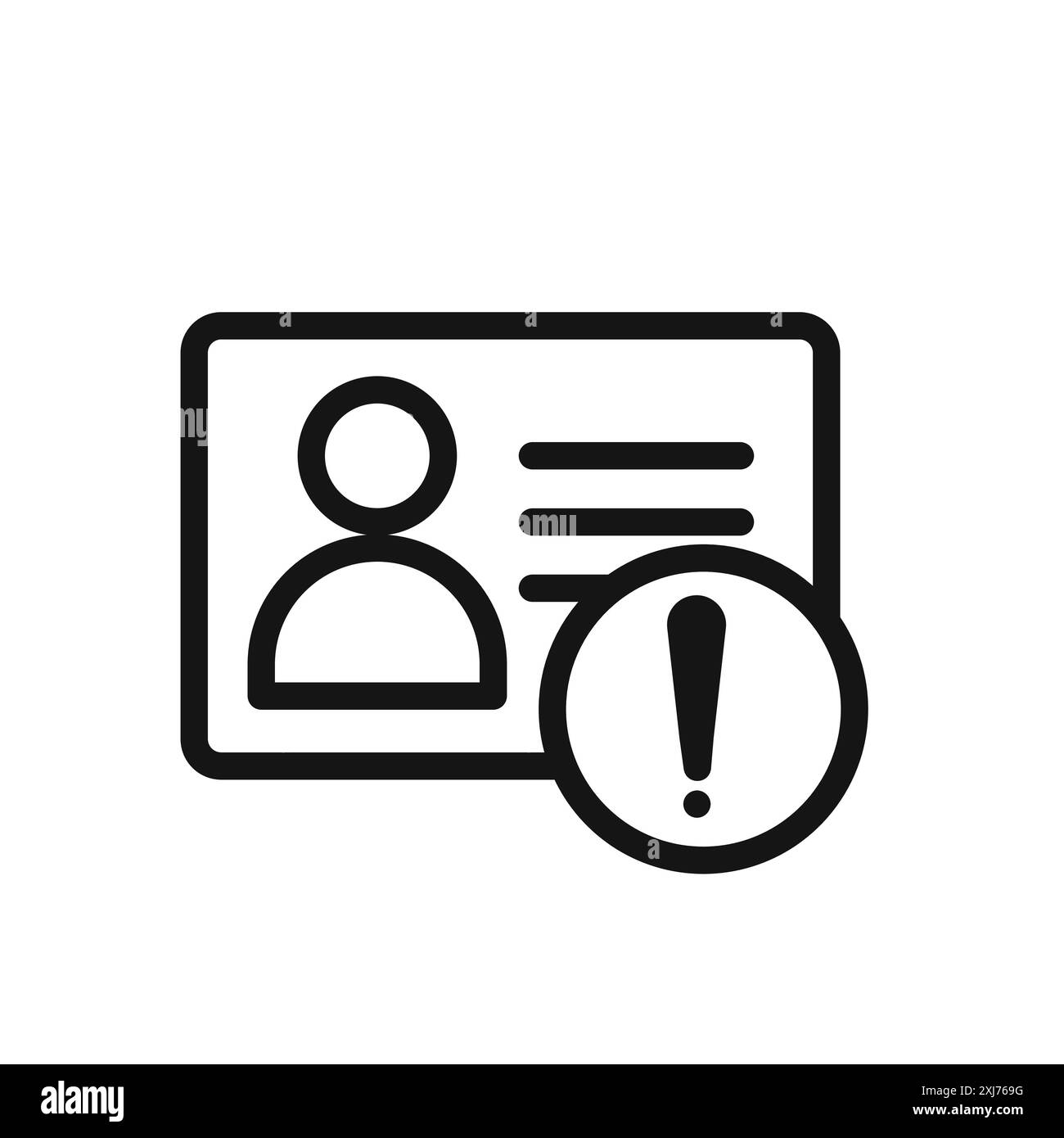Unauthorized Access icon vector line logo mark or symbol set collection ...