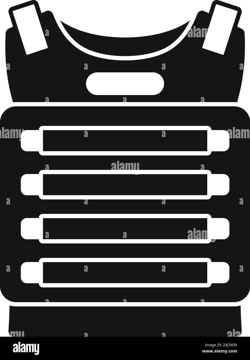 Bulletproof vest protecting from gunfire, providing safety and security ...