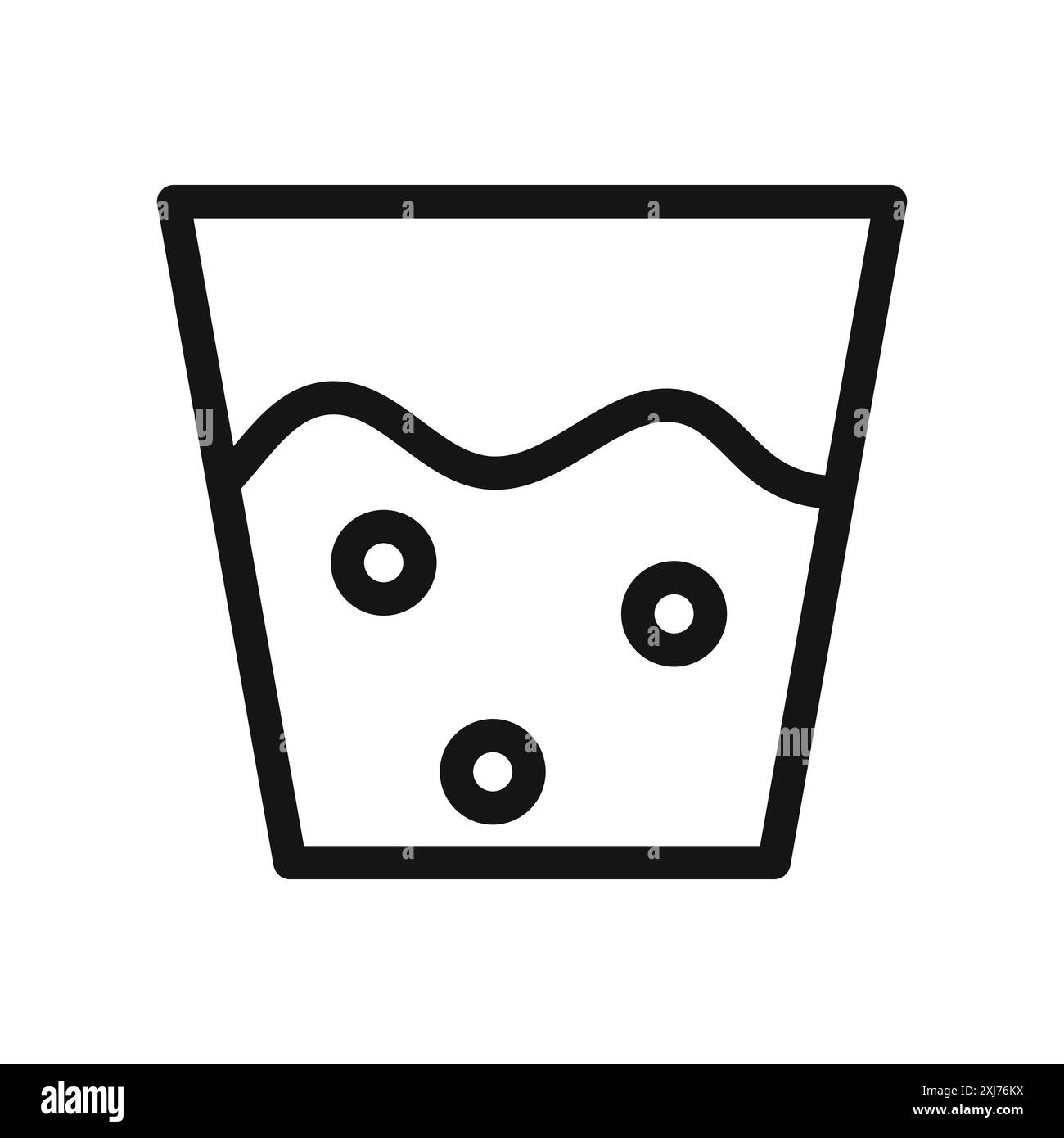 Water soak icon vector line logo mark or symbol set collection outline ...