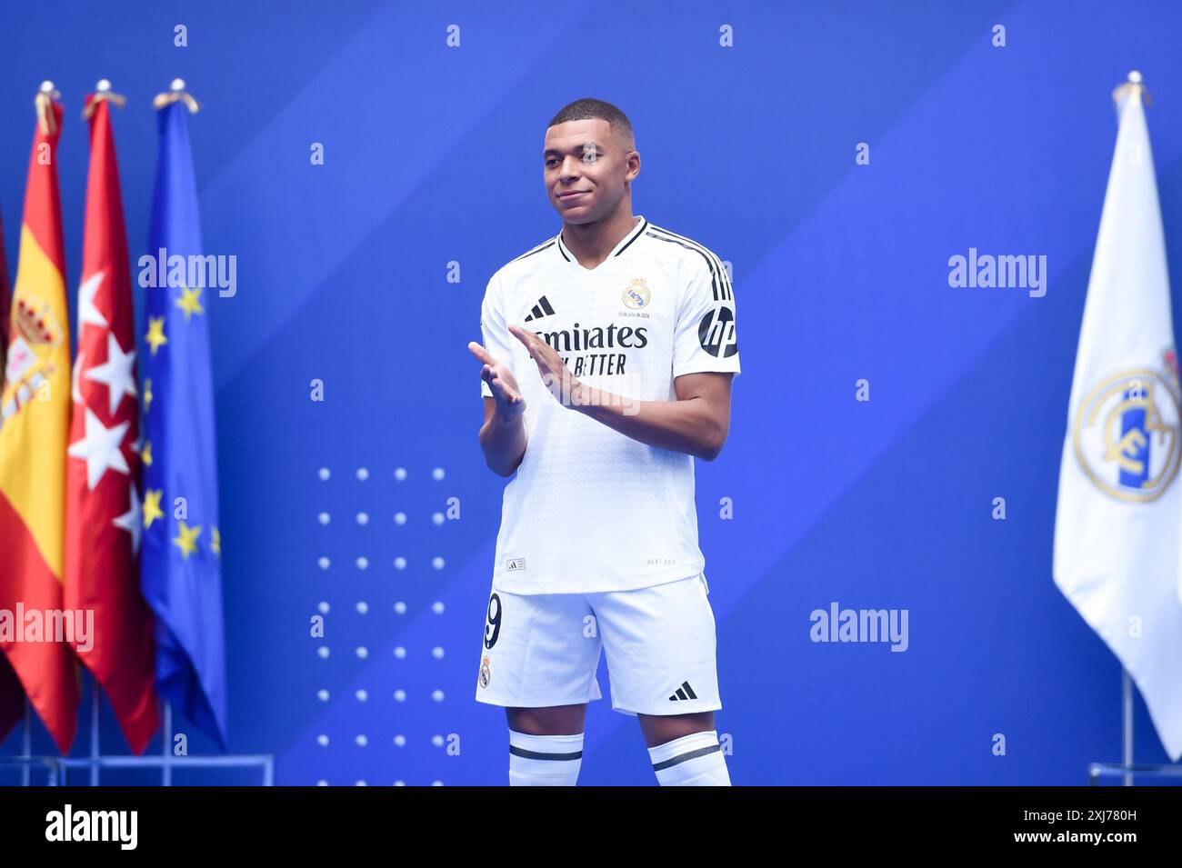 Kylian mbappe real madrid presentation hi-res stock photography and ...