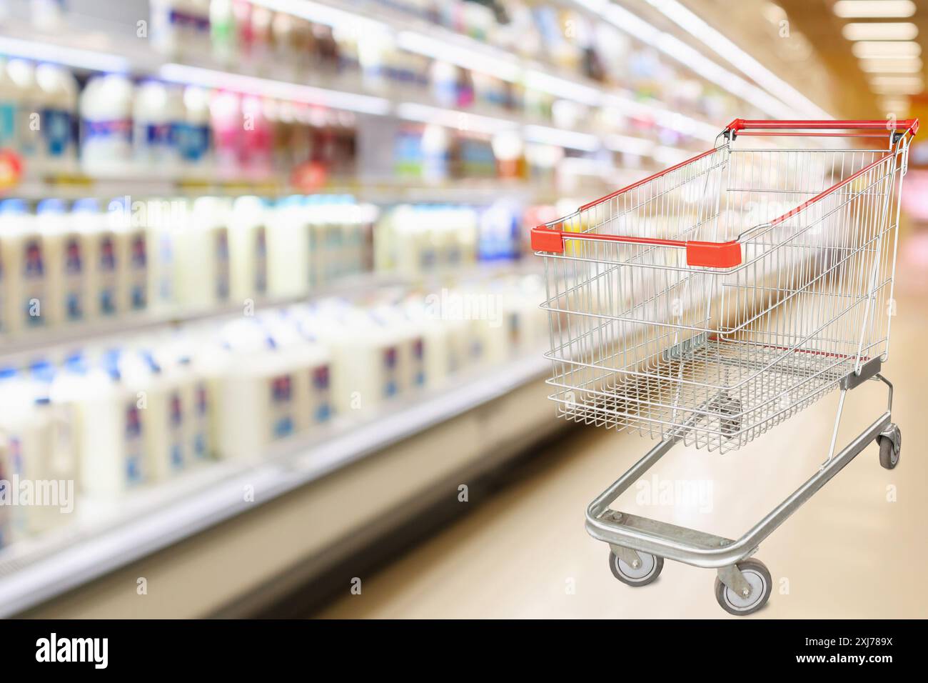 Empty supermarket refrigerator hi-res stock photography and images - Alamy