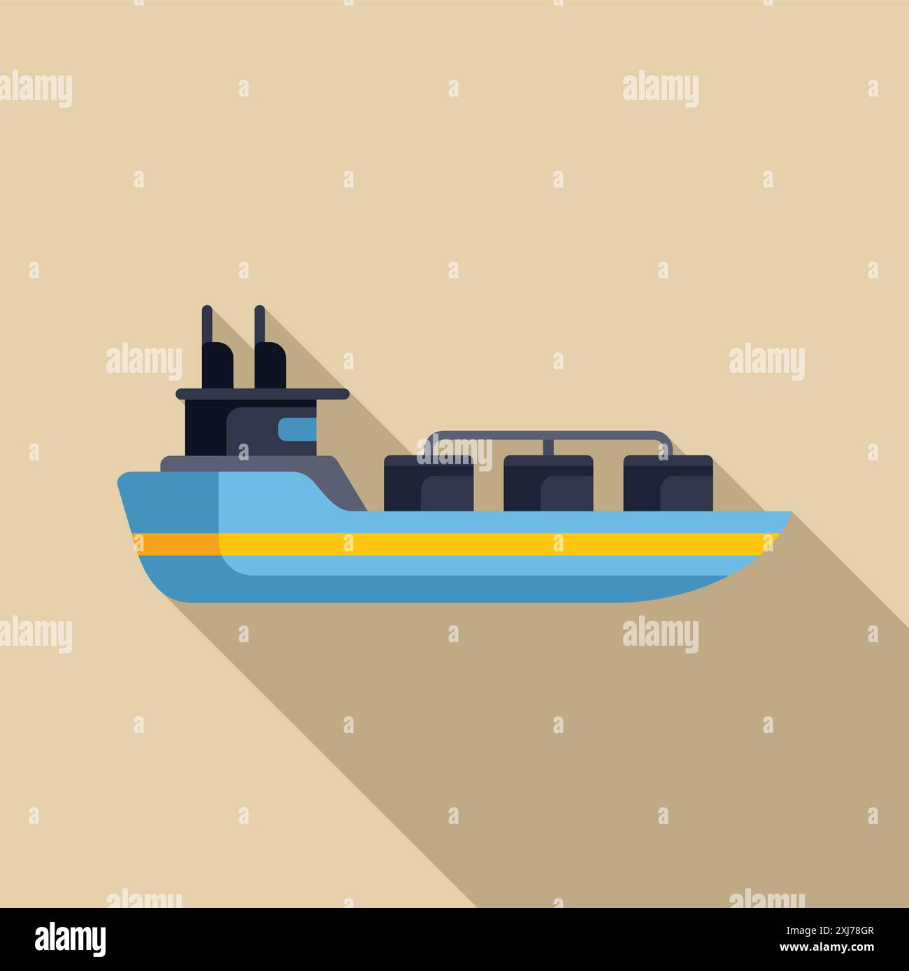 Cargo transport across Stock Vector Images - Alamy