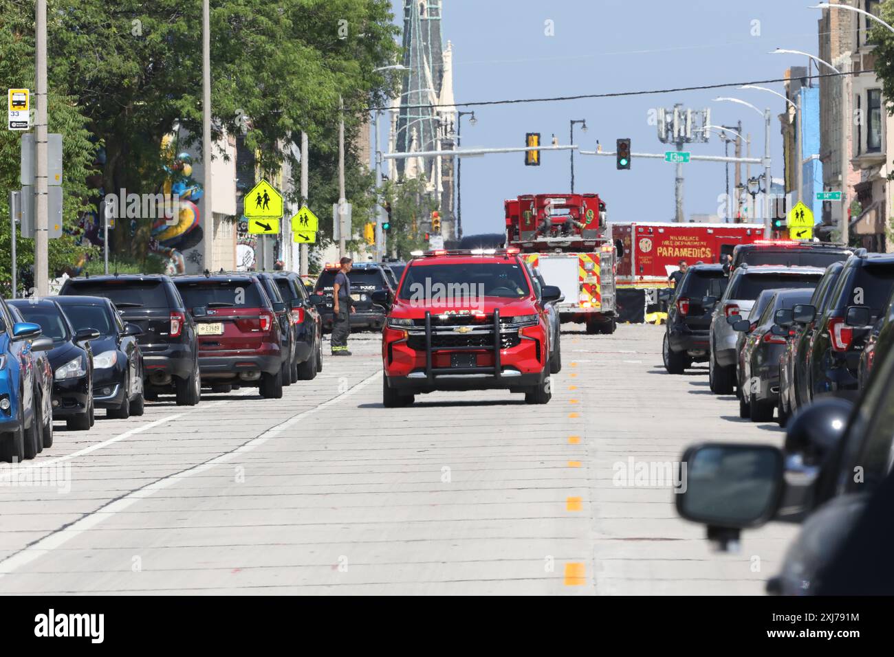 Milwaukee, Wisconsin, U.S.A. 16th July, 2024. Ohio police shoot and ...