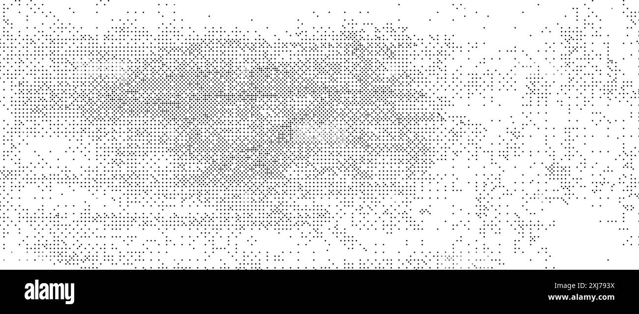 Pixelated grain gradient texture bitmap. Dither grunge background ...
