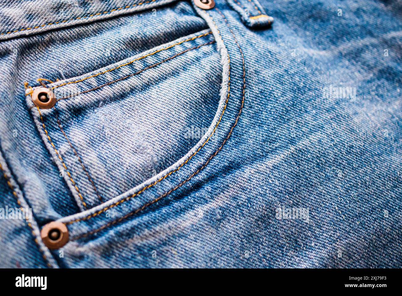 Denim Jeans pocket texture background Stock Photo - Alamy