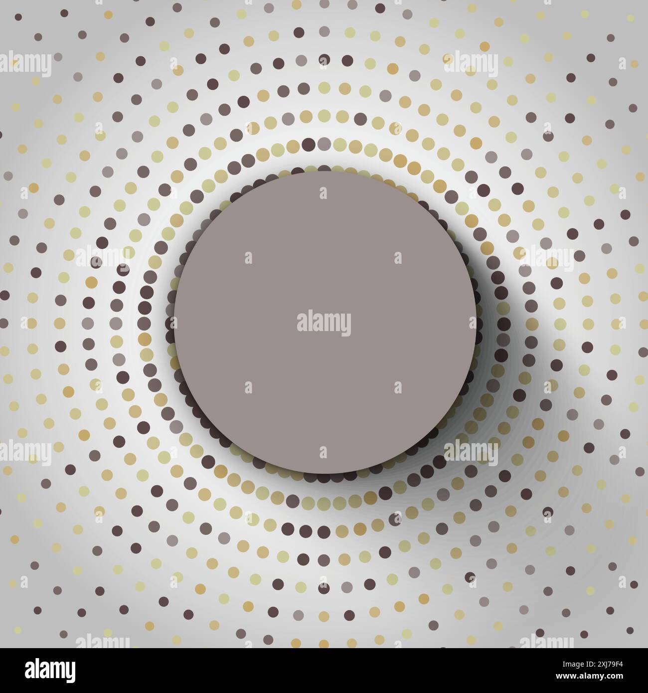 Abstract background with earth tone circles halftone, stock vector ...