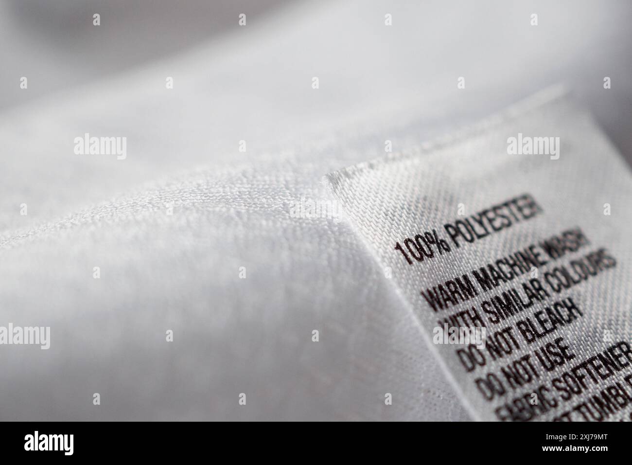 Clothing label polyester hi-res stock photography and images - Alamy