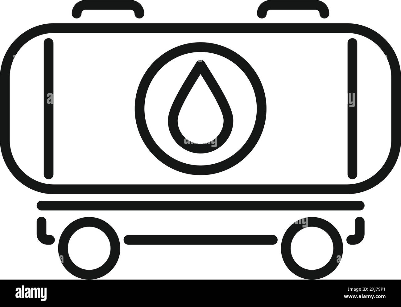 Delivering gas vehicle Black and White Stock Photos & Images - Alamy