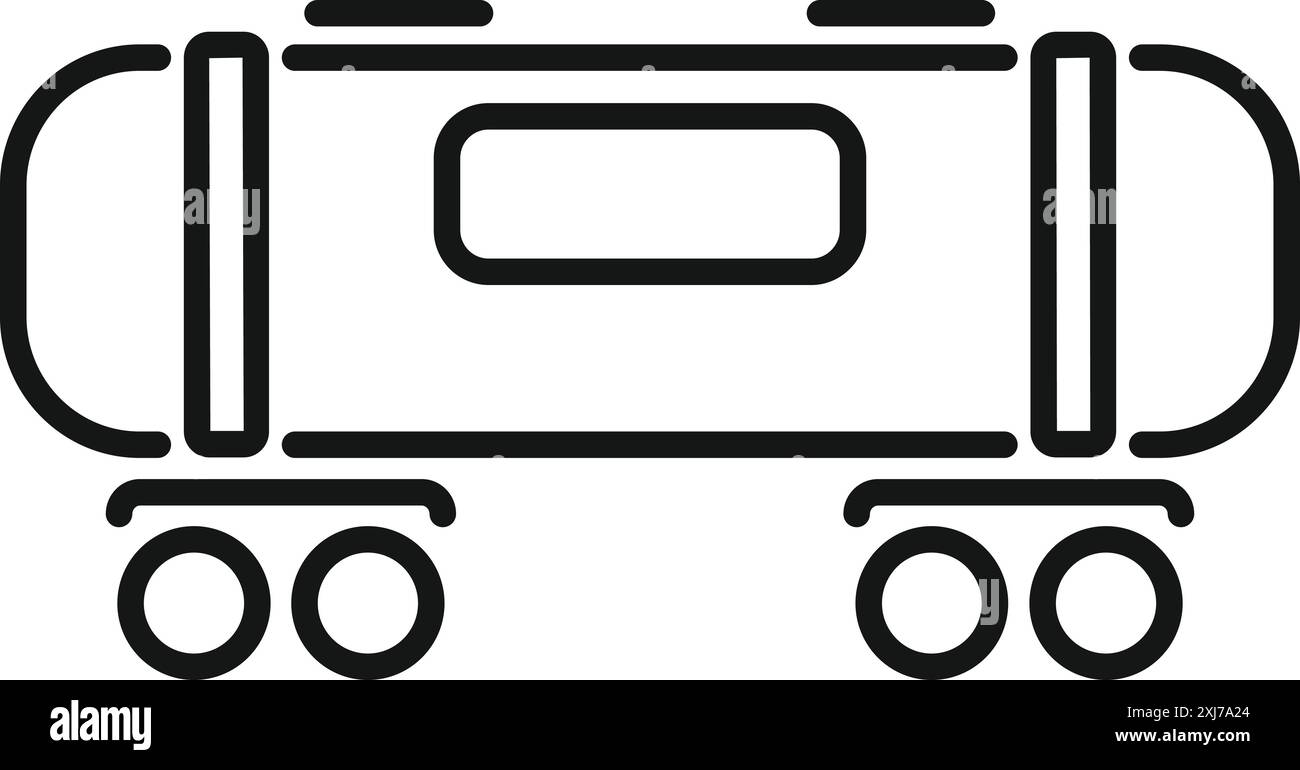 Farm water tank on trailer Stock Vector Images - Alamy