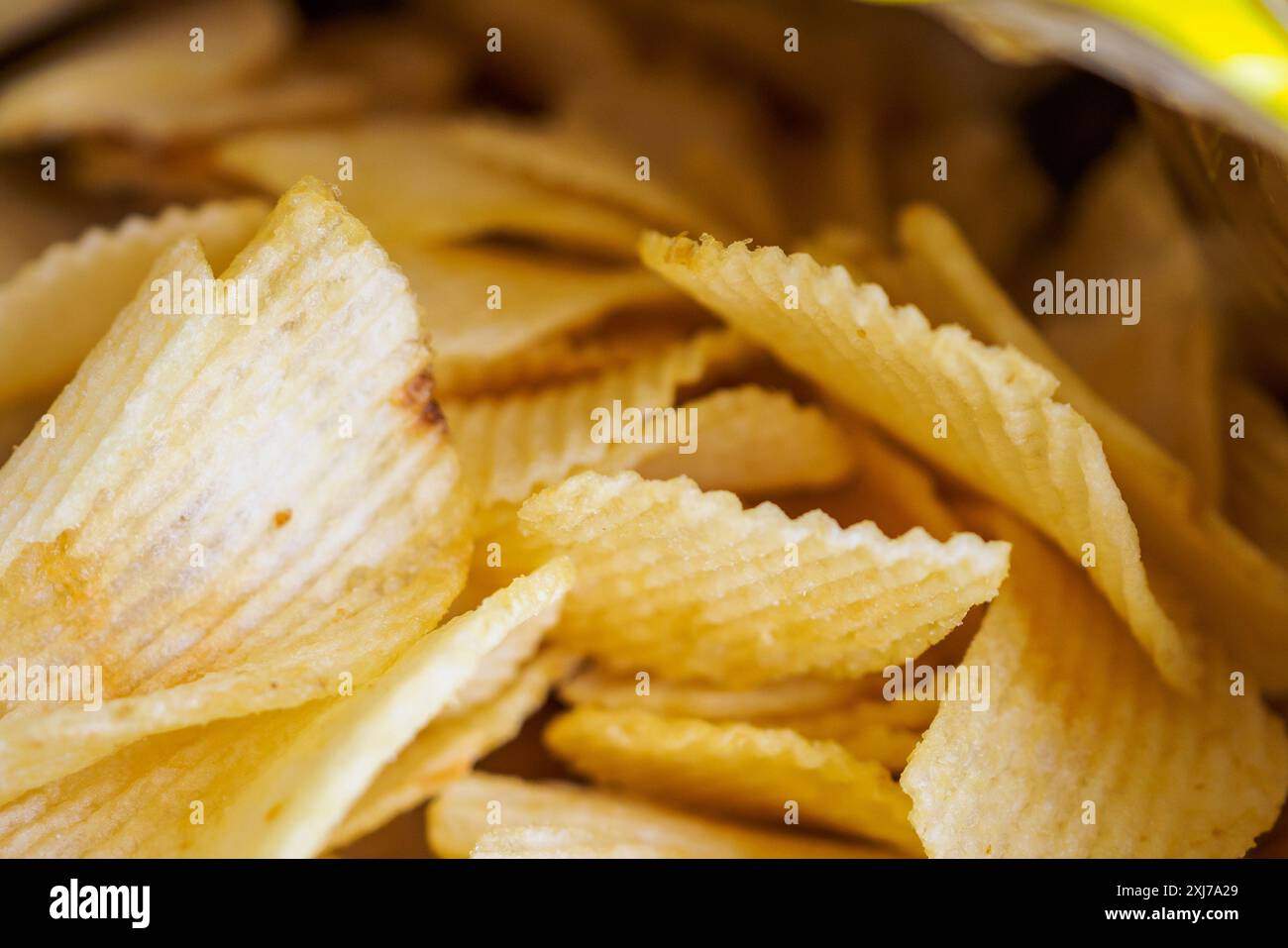 Tasty potato chips in packet hi-res stock photography and images - Alamy