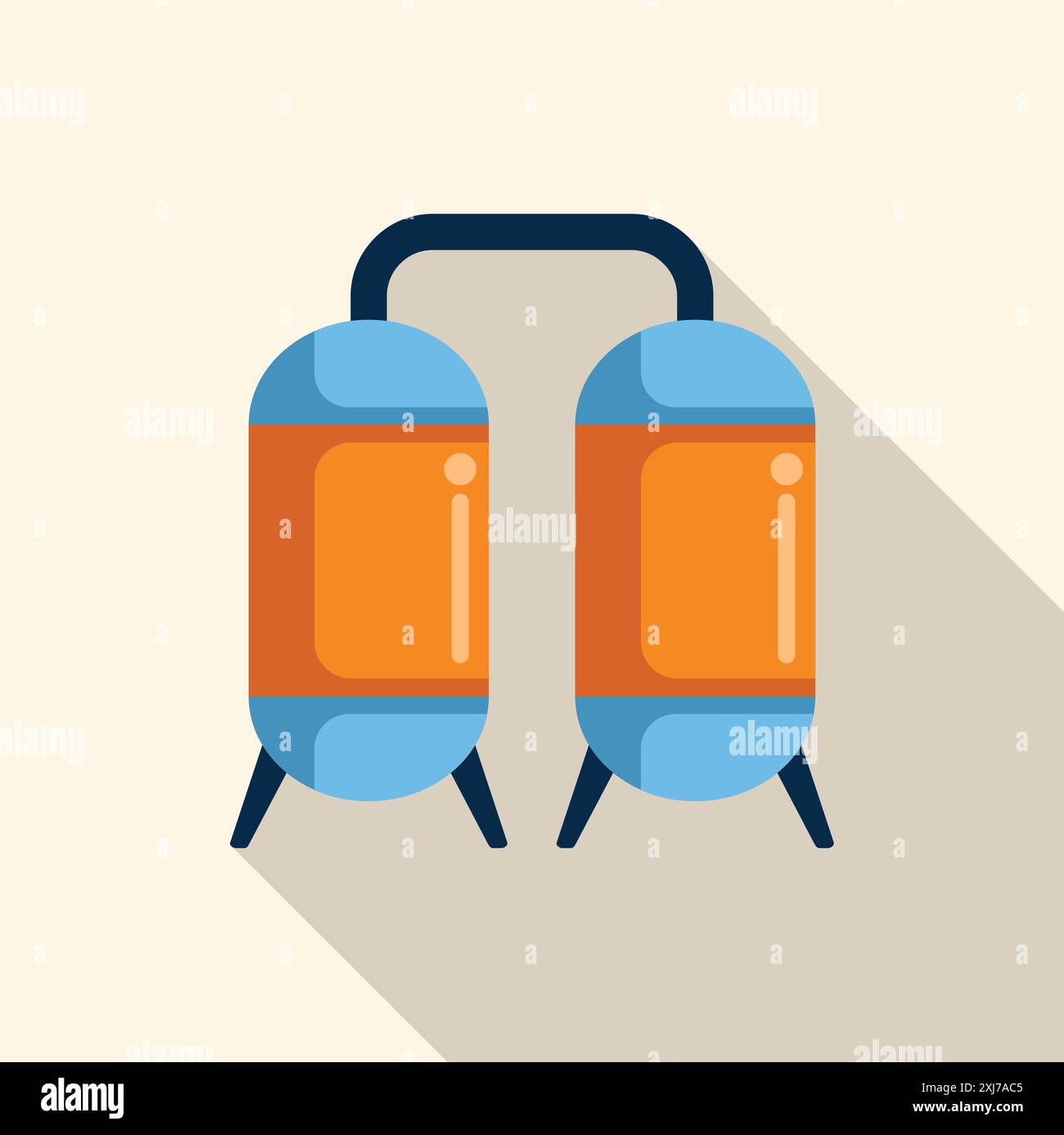 Image of industrial gas cylinder tanks being used in a factory for ...